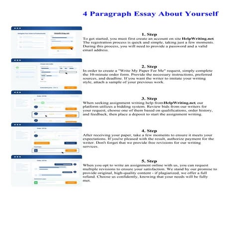 4 Paragraph Essay About Yourself | PDF