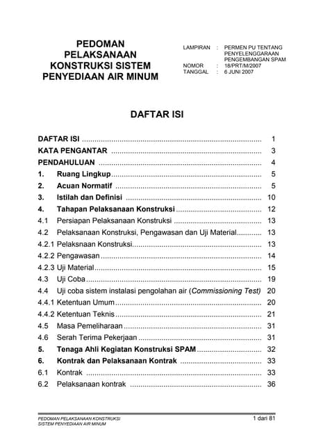 Gambar teknis perencanaan drainase | PDF