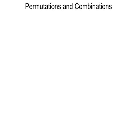 74 permutations and combinations | PPT