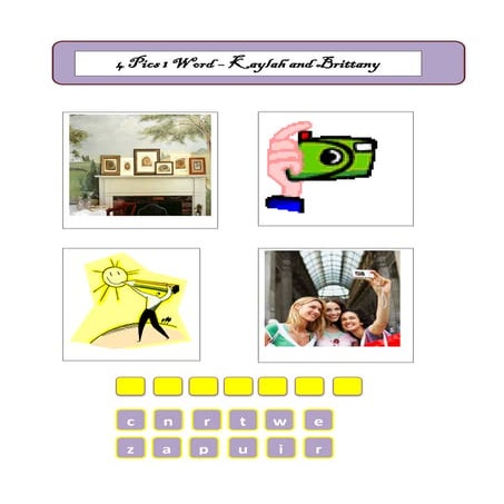 4 pic 1 word | PDF