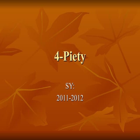 4 Piety | PPT