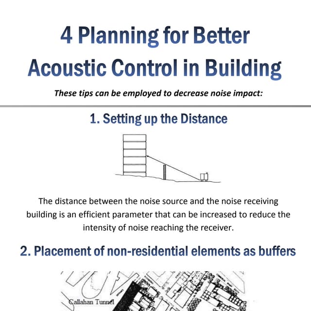 4 Planning for Better Acoustic Control in Building | PDF