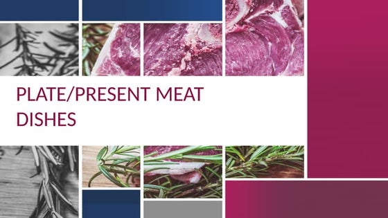 Methods of Presenting Meat Dishes Q4 pdf | PDF