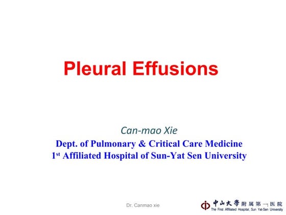 Pleural effusion & nursing care | PPTX | Lung and Respiratory Health ...