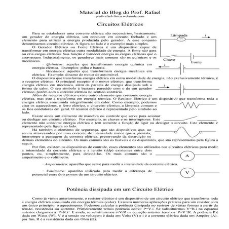 Tabela lei de_ohms | PDF