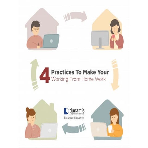 4 PRACTICES TO MAKE YOUR WORKING FROM HOME WORK | PDF