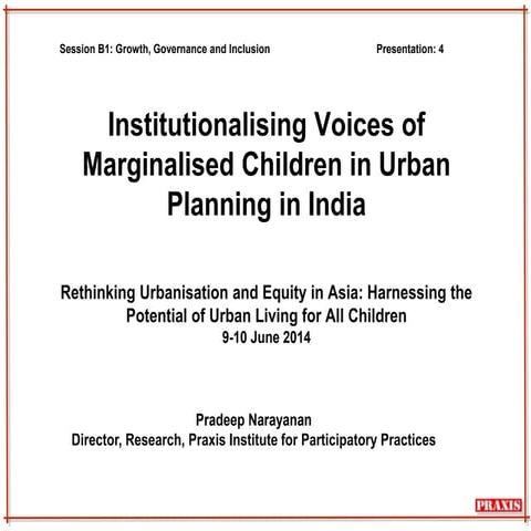 B1.4: Pradeep Narayanan, Aruna Mohanraj & Shalini Mishra ...