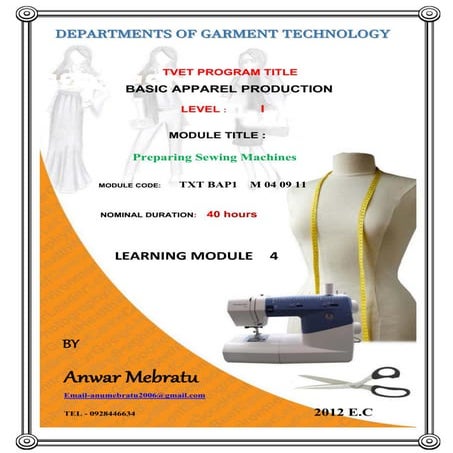 Preparing sewing machines | PDF