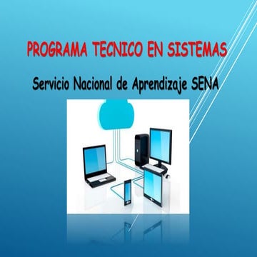 Presentación programa sistemas | PPTX | Computing | Technology & Computing
