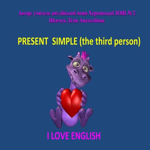4 present simple the third person | PPT