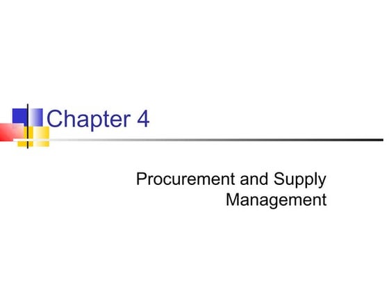 Purchasing and procurement in Material management | PPT
