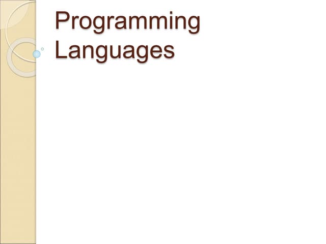 Features of machine language, assembly language, high level language & their advantages ...