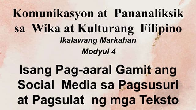 gamit ng wika sa social media KOMUNIKASYON AT PANANALIKSIK SA WIKA AT KULTURANG PILIPINO.pptx