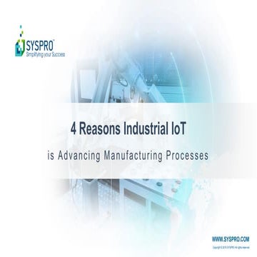 SYSPRO Espresso Mobile ERP Solution for Factory Floor Manager | PPT