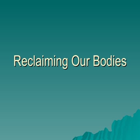 Body Image Workshop | PPT