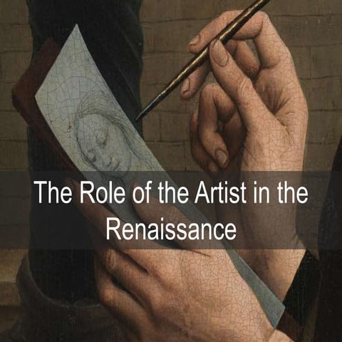 Role of the Artist in the Renaissance | PPT
