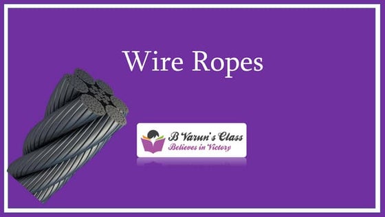 Wire rope slings | PDF