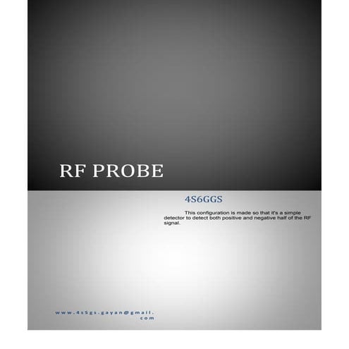 4s6ggs RF Probe | PDF