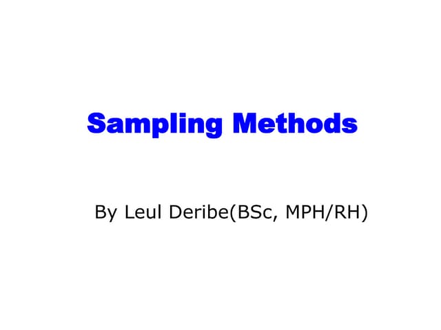 Simple Random Sampling | PDF
