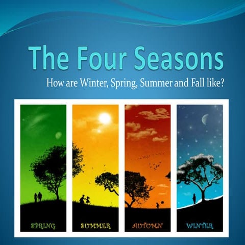 4 seasons | PPTX
