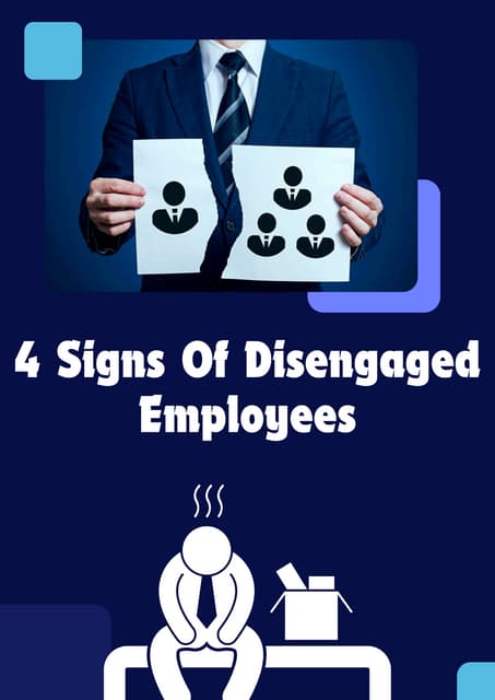 Warning signs that you are losing an employee | PDF