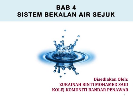 Sistem bekalan air | PPTX