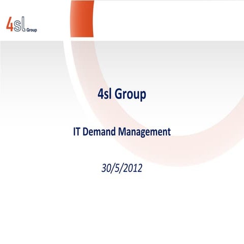 4sl Demand Management | PPT