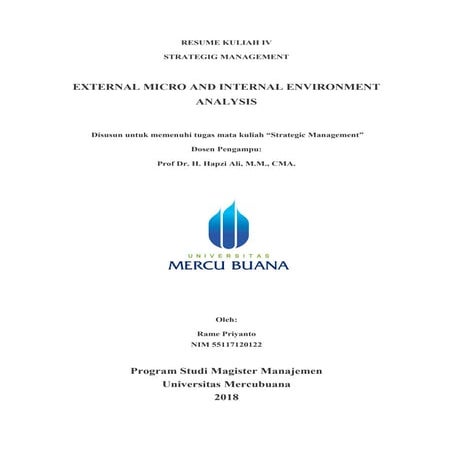 4, sm, rame priyanto, hapzi ali, external environmental analysis ...