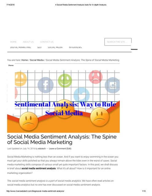 Sentiment Analysis of Facebook.pptx