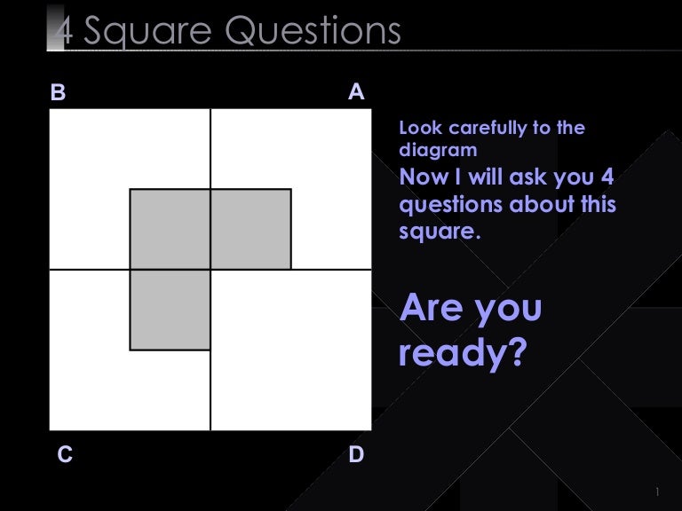 4 Square Puzzle 4 Square Puzzle