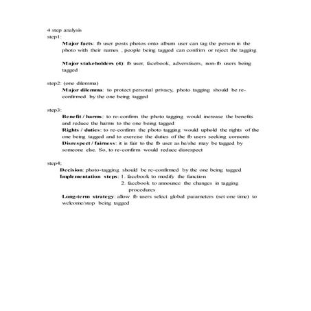 4 step analysis | PDF