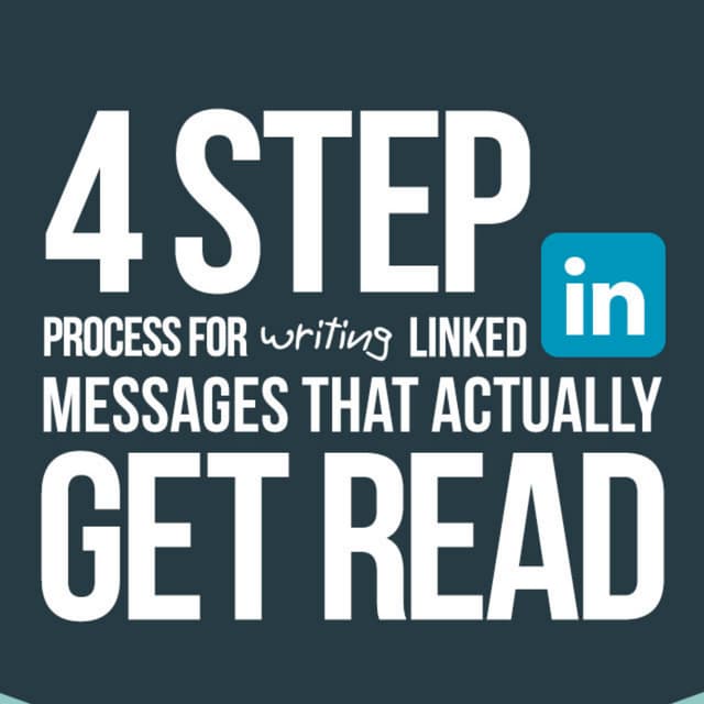 4 Step Process for Writing Linkedin Messages | PDF