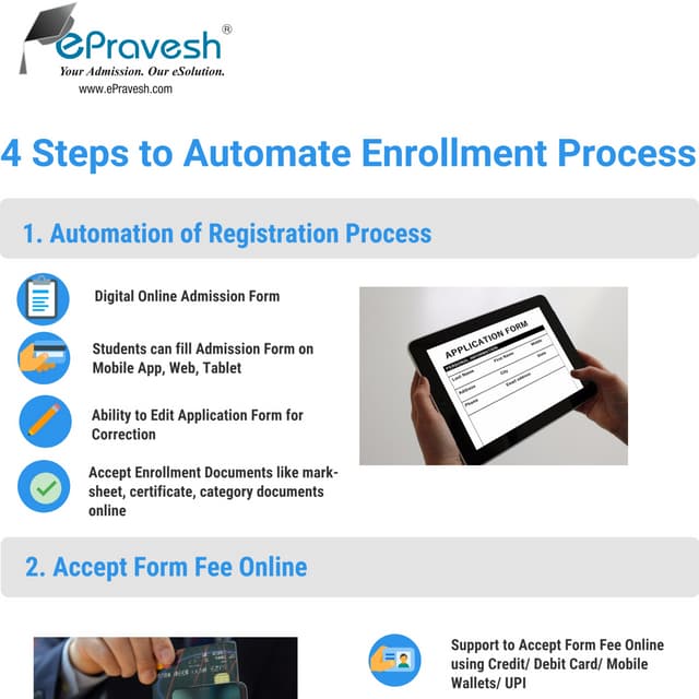 4 steps to automate enrollment process | PDF