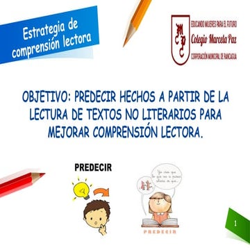 estrategias comprensión lectorade 2 pptx | PPTX