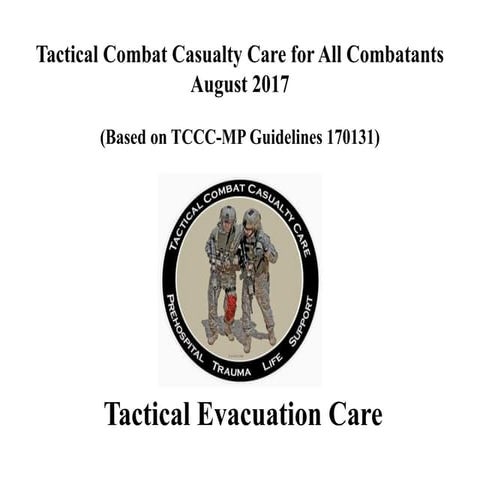 Perform tactical combat casualty care | PPT