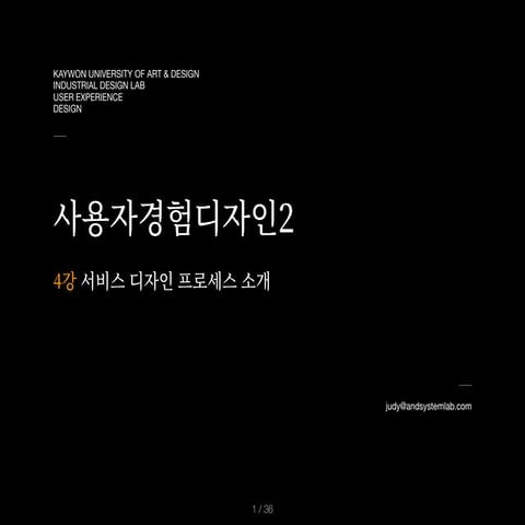 4th.lecture.service.design.process | PPT