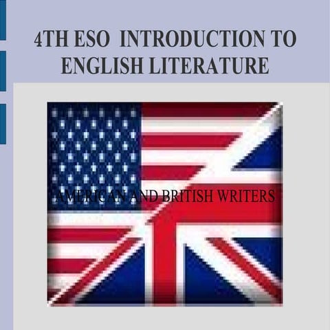 4th ESO STUDENTS INTRODUCTION TO ENGLISH LANGUAGE | PPT