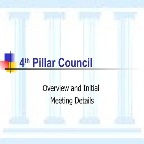 4th Pillar Council | PPT