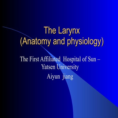 4 the larynx(anatomy) | PPT