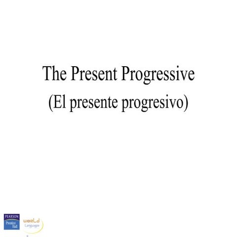Present Progressive | PPT