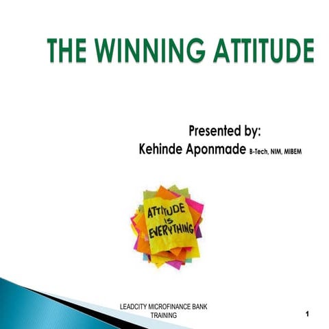 The winning attitude | PPT