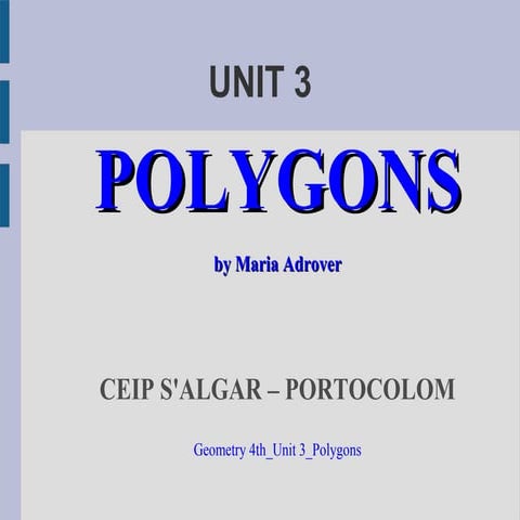 4th geometry unit 3_polygons_presentation | PPT