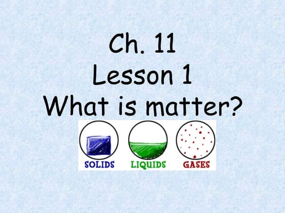 Grade 5 States of Matter | PPT