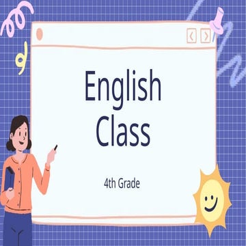 english lesson for four grade about days | PPTX