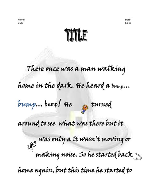 Halloween story instructions | PDF