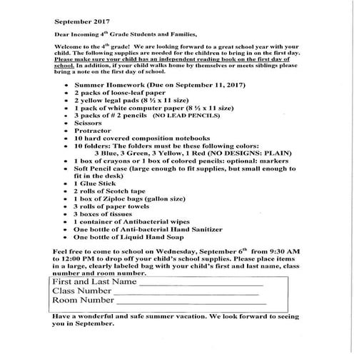 4th grade summer packet | PDF