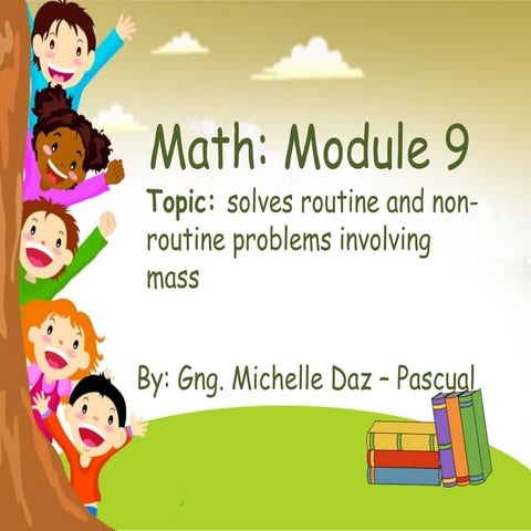 4thGrading_Math_Module9_solves routine and non-routine problems ...