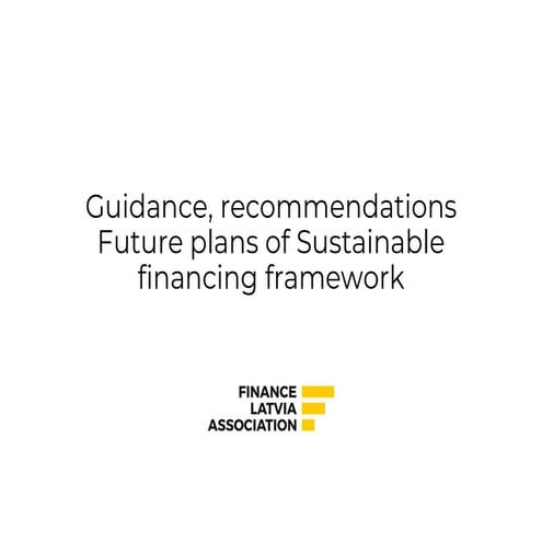 Clarification, guidance, and recommendations. Future plans of ...