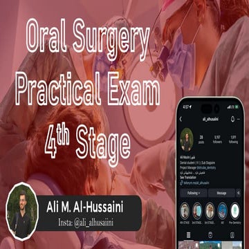 4th O-Surgery Final Practical.pdf History of Infective Endocarditis • Prosthetic Heart Valve ...