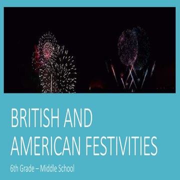 4th of july - Explanation for 6th grader Students | PPTX | National ...